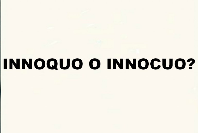 Innoquo o innocuo? Ecco come si scrive correttamente